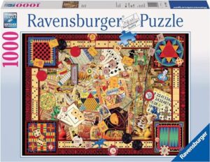 ravensburger vintage games - 1000 piece jigsaw puzzle for adults | unique pieces | softclick technology | perfect group activity