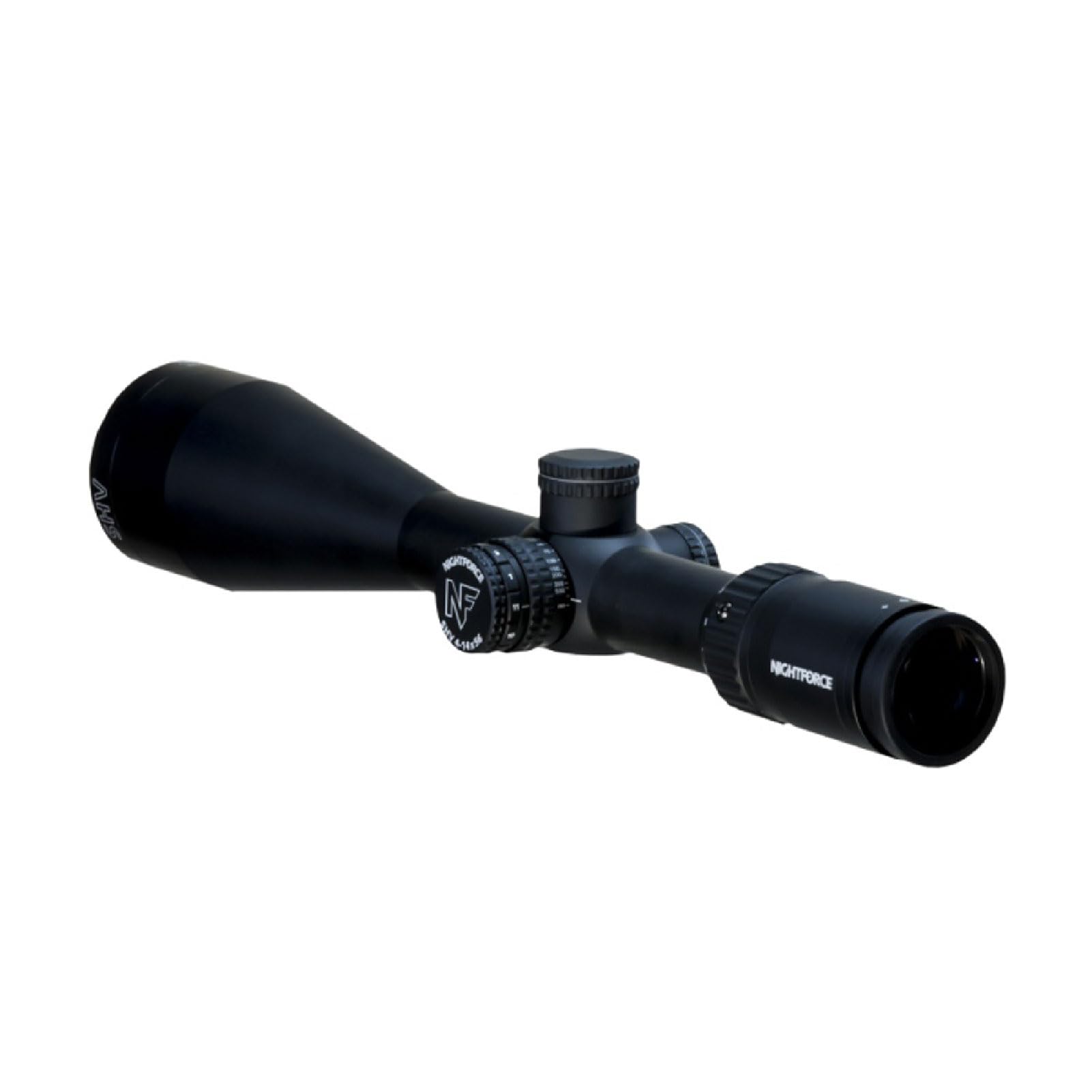 NIGHTFORCE SHV 4-14x56mm Second Focal Plane (F2/SFP) 30mm Tube Durable Precise Waterproof Fogproof Hunting Gun Scope, Non-Illuminated - Moar - 30 MOA Reticle