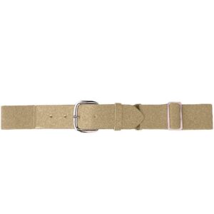 augusta sportswear elastic baseball belt, vegas gold, one size, model:6002