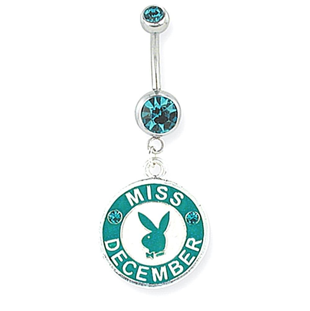 Playboy Miss December Belly Ring