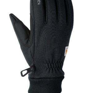 Carhartt mens C-touch Work Cold Weather Gloves, Black, Large Pack of 1 US