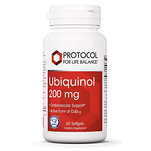 Protocol Ubiquinol CoQ10 200mg - Oxidative Stress Quencher, Cell Energy, Heart Health - 60 Softgels