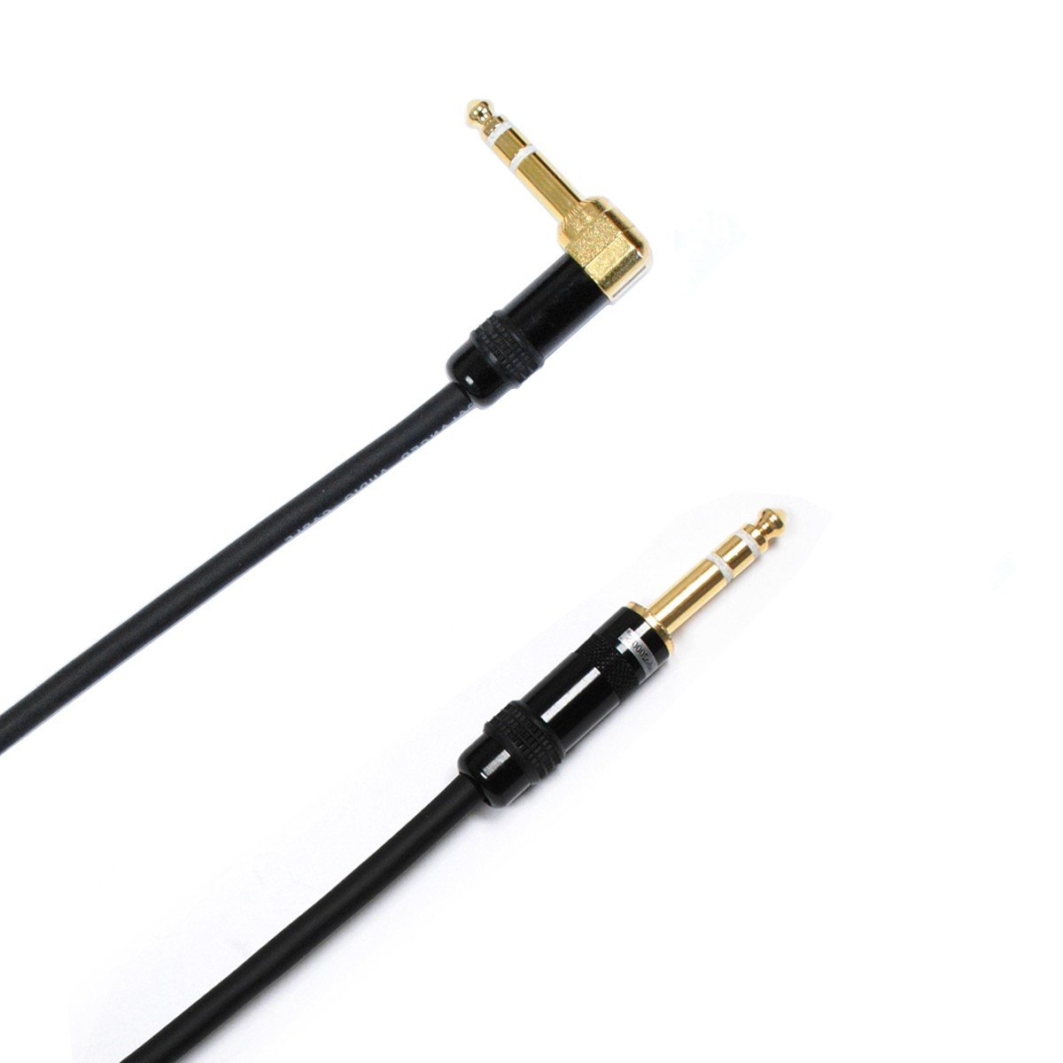 Audio2000's C26025P2 25 Ft 1/4" TRS Right Angle to 1/4" TRS Cable (2 Pack)