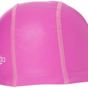 Speedo Unisex Pace Swimming Cap | Comfort Fit, Pink, One Size