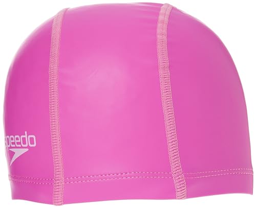 Speedo Unisex Pace Swimming Cap | Comfort Fit, Pink, One Size