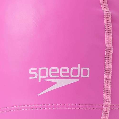 Speedo Unisex Pace Swimming Cap | Comfort Fit, Pink, One Size