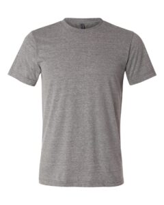 canvas triblend v-neck t-shirt. 3415 - x-large - grey triblend