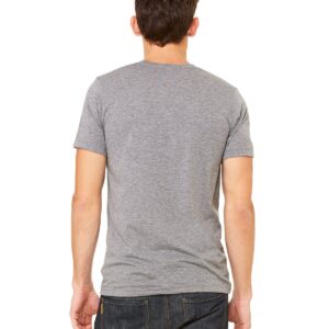 CANVAS Triblend V-Neck T-Shirt. 3415 - X-Large - Grey Triblend