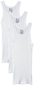 hanes men's 3-pack a-shirt, white, x-large