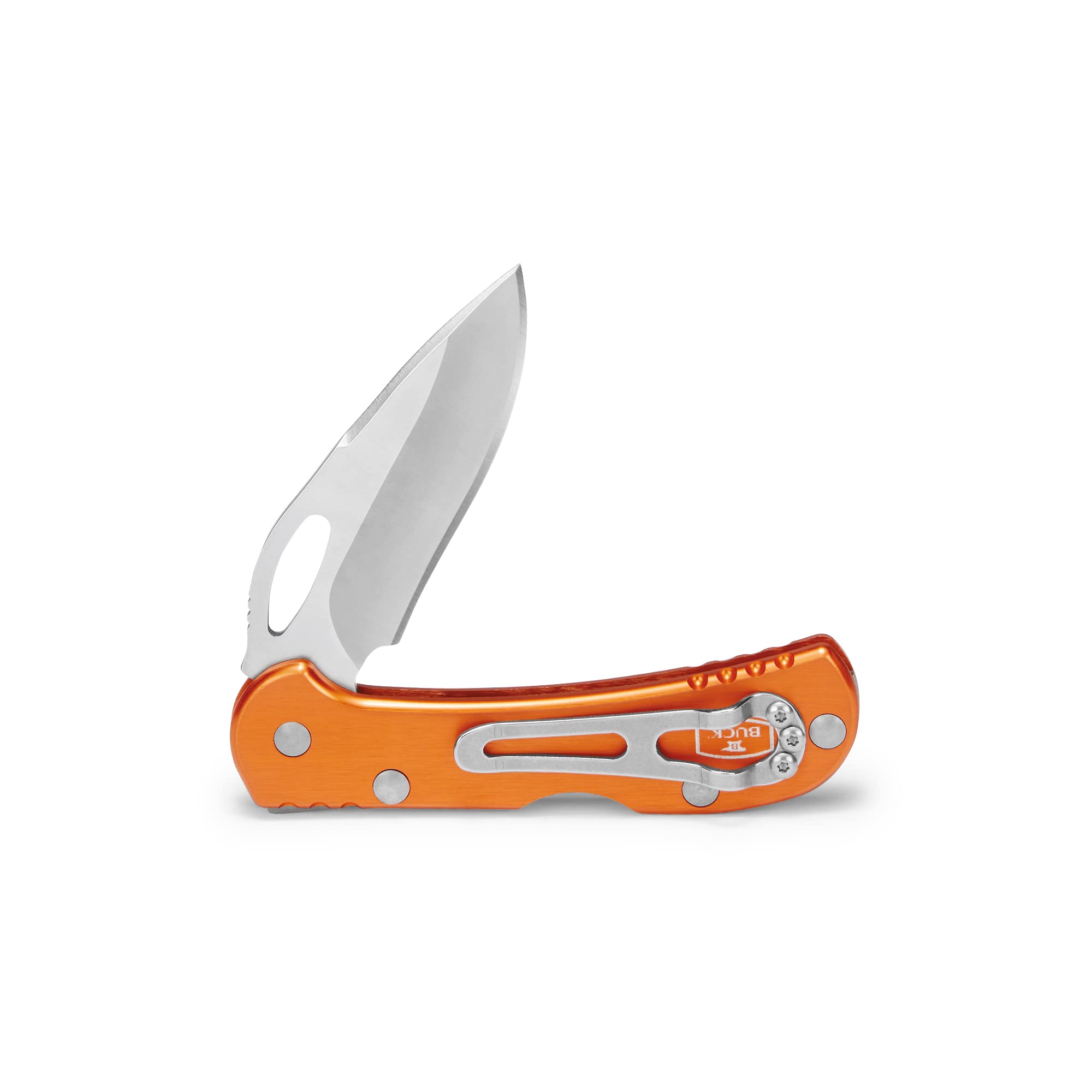 Buck Knives 726 Mini Spitfire Folding Lock Back Pocket Knife with Removable/Reversible Stainless Steel Pocket Clip, 2-3/4" 420HC Blade, EDC