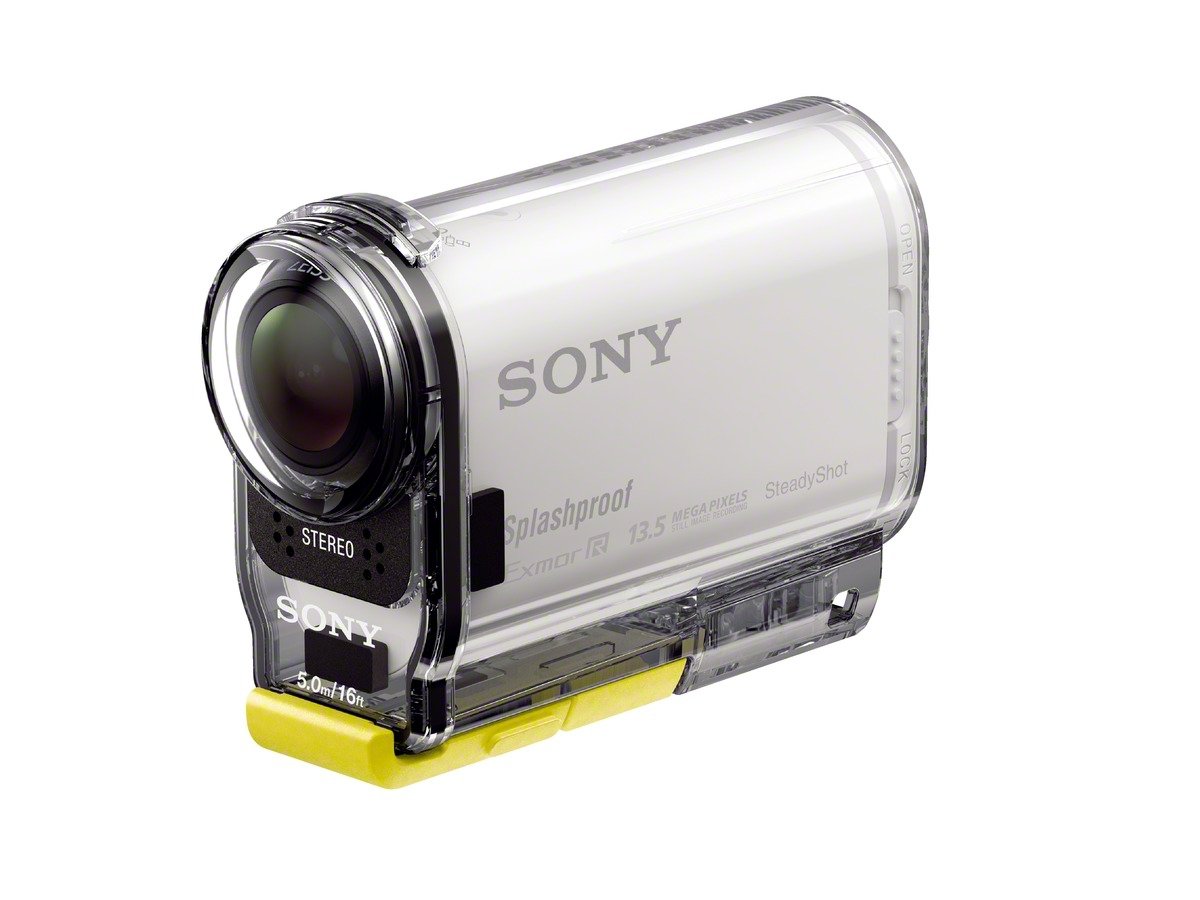 Sony HDR-AS100VR POV Action Video Camera with Live View Remote (White)