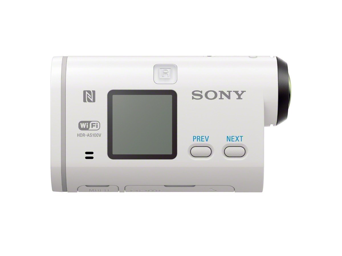 Sony HDR-AS100VR POV Action Video Camera with Live View Remote (White)