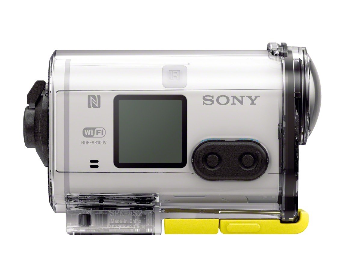 Sony HDR-AS100VR POV Action Video Camera with Live View Remote (White)