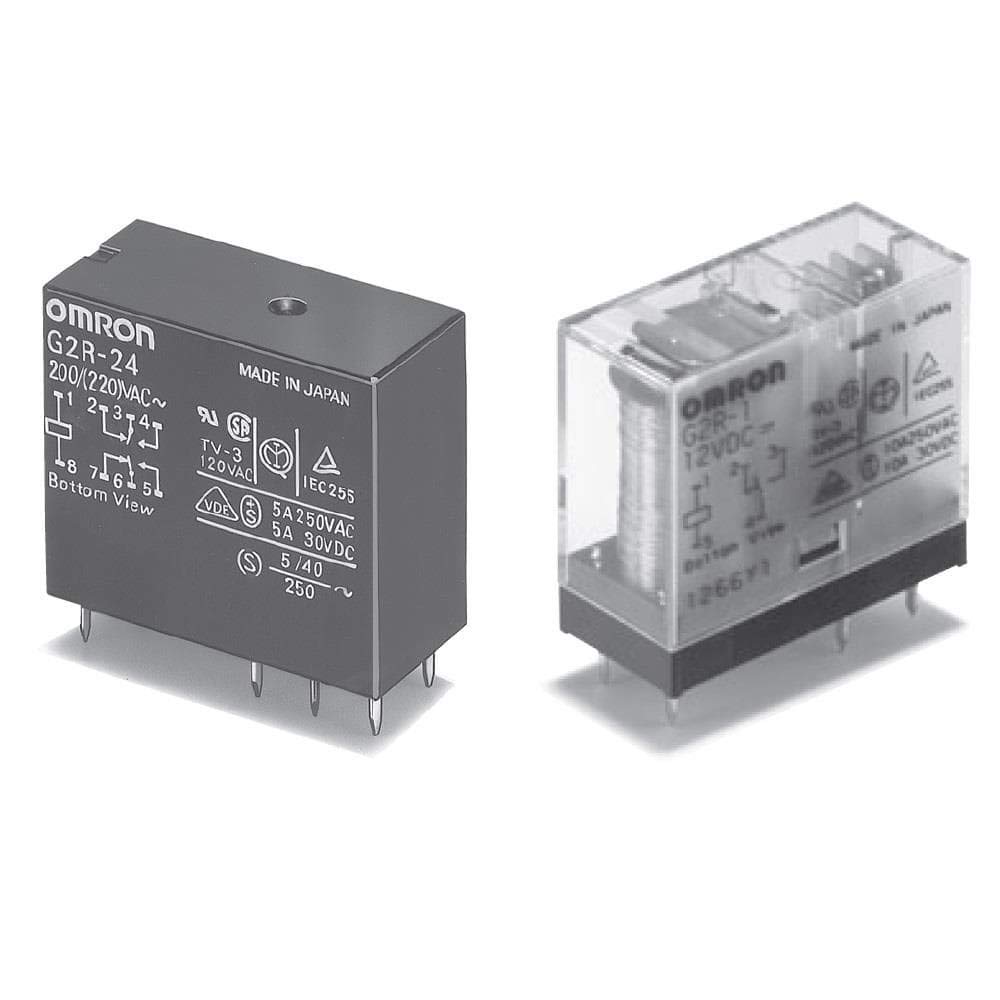 OMRON ELECTRONIC COMPONENTS G2R-1A-E-DC24 POWER RELAY SPST-NO 24VDC, 16A, PC BOARD