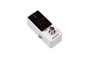 mooer eq effects pedal, white, 2.25 x 4.25 x 1.75 (baby tuner)