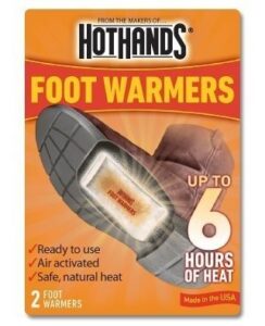 hot foot feet warmers pair