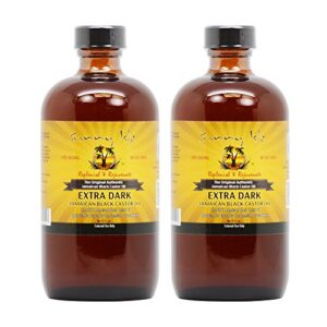 Sunny Isle Jamaican Black Castor Oil Extra Dark"Pack of 2" /w Applicator, 8 Fl Oz (Pack of 2)