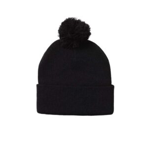 sportsman blank 12" pom knit black