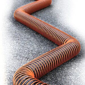 Camco RhinoEXTREME 20-Foot Camper/RV Sewer Hose Kit | Features TPE Technology for Abrasion Resistance and Crush Protection | Includes Pre-Attached Rhino Swivel Fittings (39867)