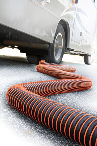 Camco RhinoEXTREME 20-Foot Camper/RV Sewer Hose Kit | Features TPE Technology for Abrasion Resistance and Crush Protection | Includes Pre-Attached Rhino Swivel Fittings (39867)