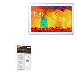 boxwave screen protector compatible with galaxy note tablet 10.1 (2014) - cleartouch anti-glare (2-pack), anti-fingerprint matte film skin