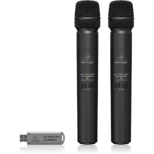 behringer ultralink ulm202usb wireless usb dual microphone system