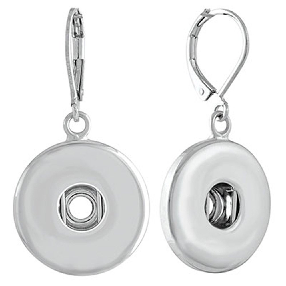 The Good Bead Ginger Snaps Silver LEVERBACK Earrings Interchangeable Jewelry Accessory SN90-43