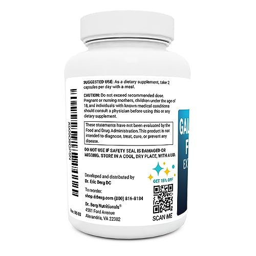 Dr. Berg Gallbladder Formula Extra Strength - Made w/Purified Bile Salts & Digestive Enzymes - includes Carefully Selected Digestive Herbs - Full 45 Day Supply - 90 Capsules