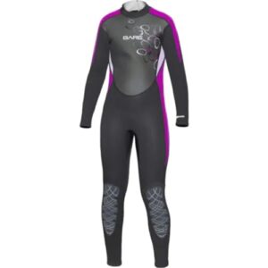 BARE Manta Kid's Wetsuit, 3/2mm Thickness, Full Length. Durable, Comfortable fit - Blue 10