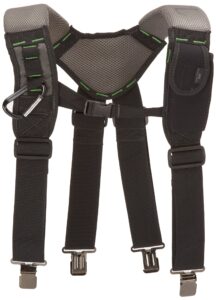 mcguire-nicholas - bl-30289 30289 bl- load bearing gelfoam suspenders for added back support, black black