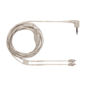 shure earphone replacement cable for se sound isolating earphones with mmcx connection detachable cables (se215, se315, se425, se535, se846) - 46-inches long, clear (eac46cls)