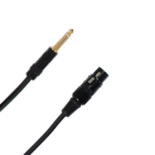 Audio2000's 1/4 Inch TS to XLR Female Cable (50 Feet 2 Pack)