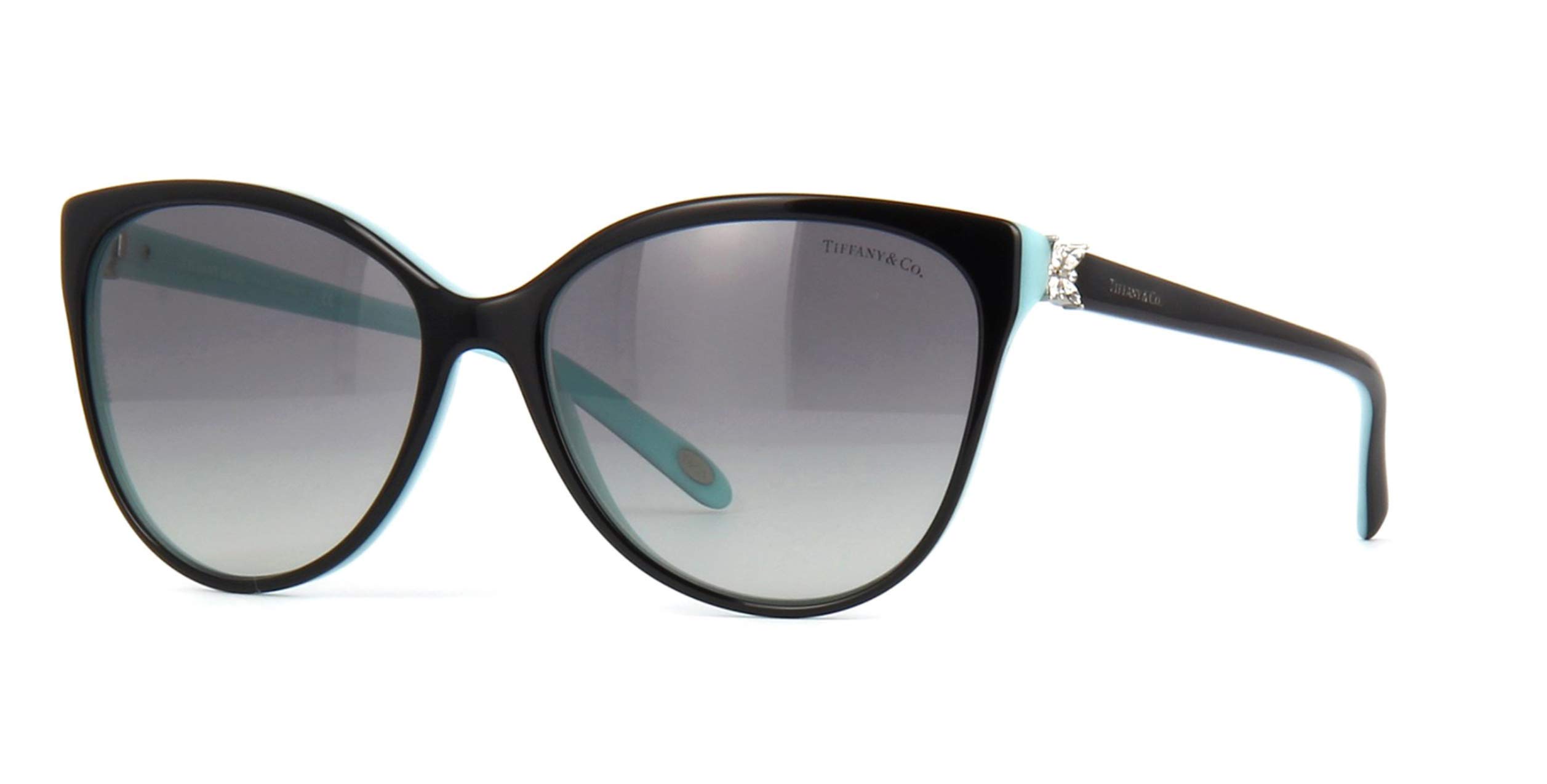 Tiffany TF 4089B 8055-3C Black Cats Eyes Sunglasses Lens Category 2 Size, 58mm