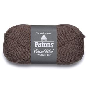 spinrite classic wool yarn, heath heather