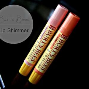 Burt's Bees Lip Shimmer, Grapefruit 0.09 Ounce (Pack of 4)