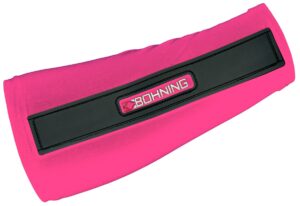 bohning slip-on armguard, pink, 8-inch/small