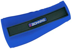 bohning slip-on armguard blue large