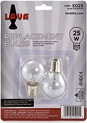 Lava Lamp Replacement Bulb (25 Watt Replacement Bulb for 14.5"/ 20 oz)