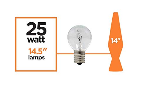 Lava Lamp Replacement Bulb (25 Watt Replacement Bulb for 14.5"/ 20 oz)