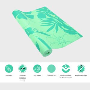 Wai Lana Yogi Rainforest Mat, Pale Green