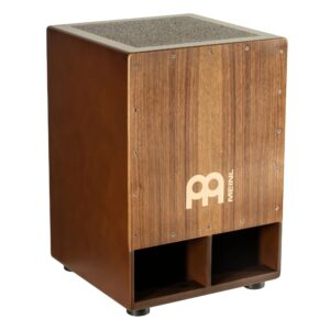 meinl jumbo bass subwoofer cajon with internal snares - not made in china - walnut playing surface, 2-year warranty (subcaj5wn)