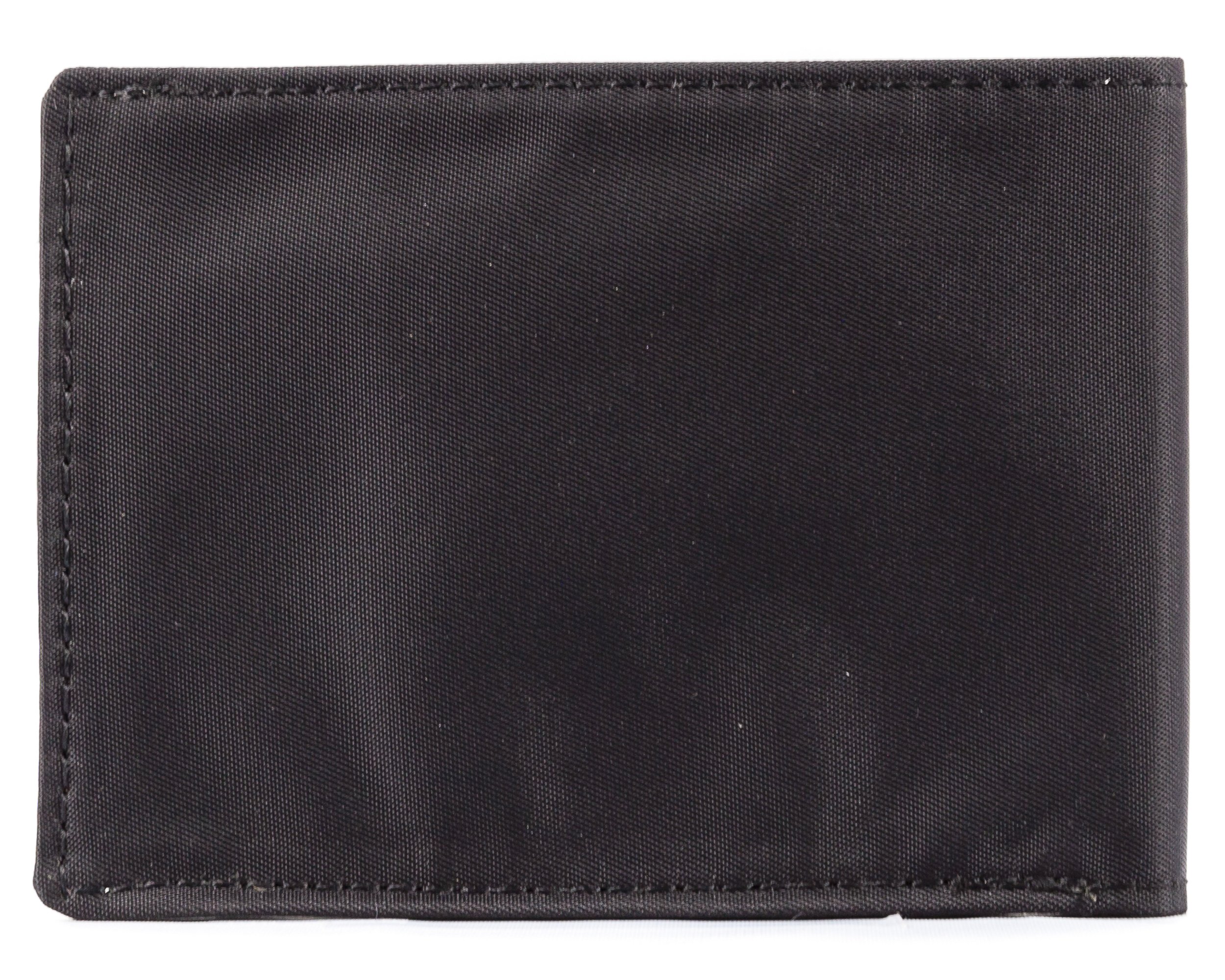 Big Skinny Men's Compact Sports Bi-Fold Slim Wallet, Holds Up to 20 Cards, Black