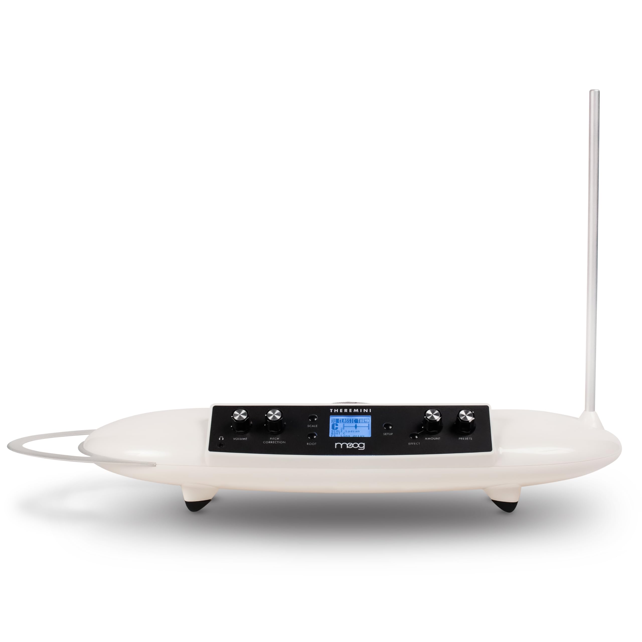 MOOG Theremini - Theremin with Pitch Correction, CV Out, Built-in Tuner and Speaker, Animoog Synthesizer Sound Engine with 32 Presets and LCD Screen