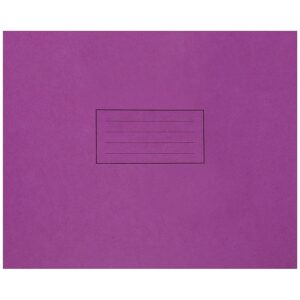 silvine 165 x 203 mm handwriting book (pack of 25), purple