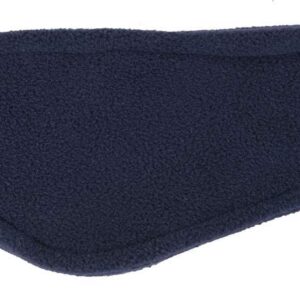 'Mato & Hash Unisex 95/5 Poly/Spandex Polar Fleece Headband with Earwarmers - Navy