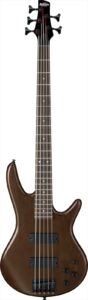 ibanez 5 string bass guitar, right, walnut (gsr205bwnf)