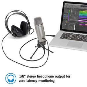 Samson 29/C01UPRO USB Microphone, Silver