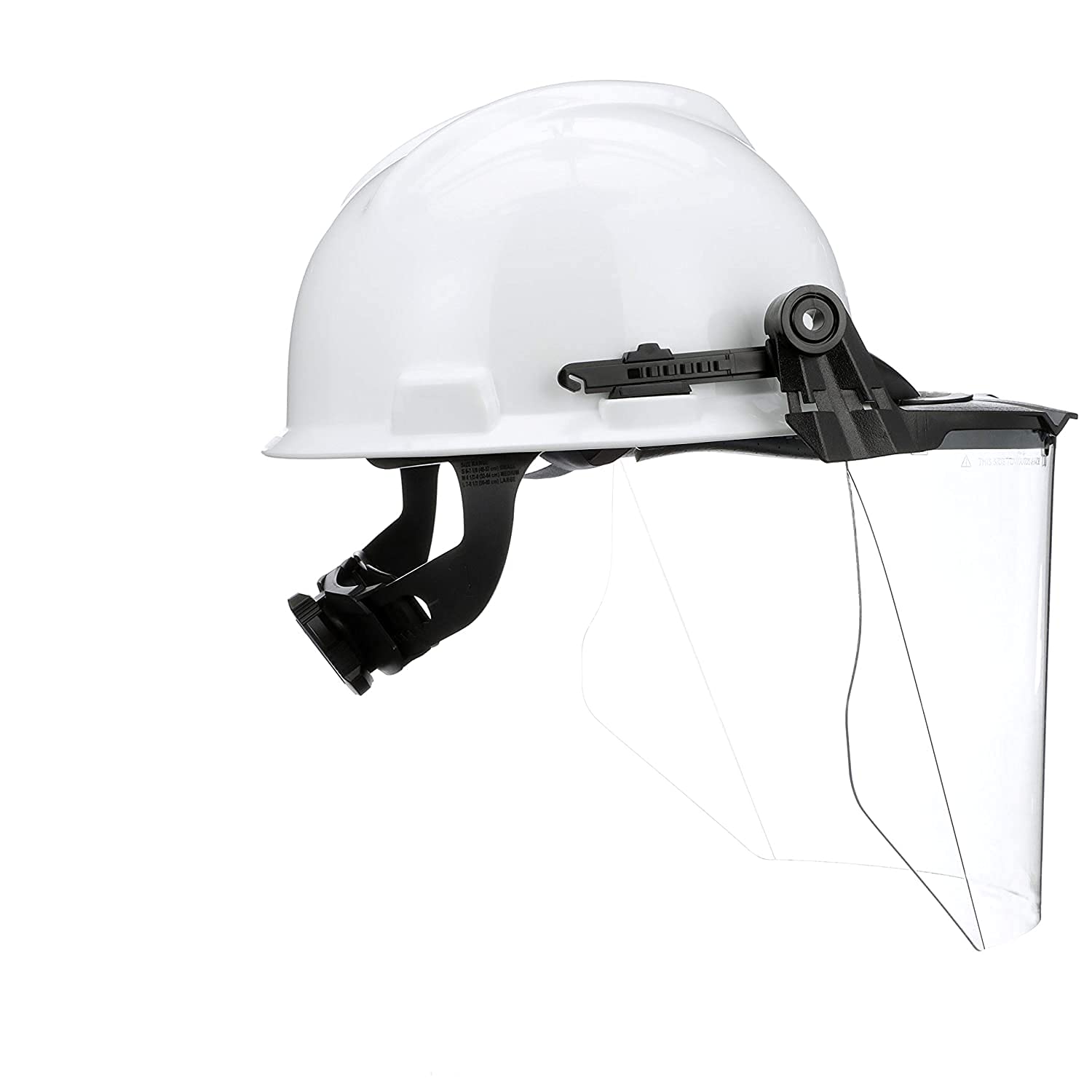 MSA 10118695 V-Gard Accessory System Kit, Includes: White V-Gard Cap, V-Gard Frame for Slotted Caps, Clear V-Gard Polycarbonate (PC)-Visor, Superior Impact Protection