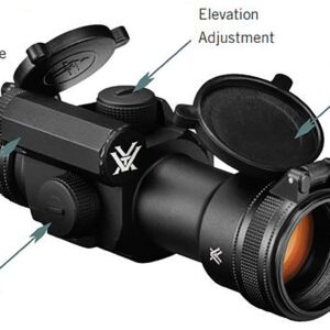 Vortex Optics Strikefire II Red Dot Sight - 4 MOA Red/Green Dot,Black