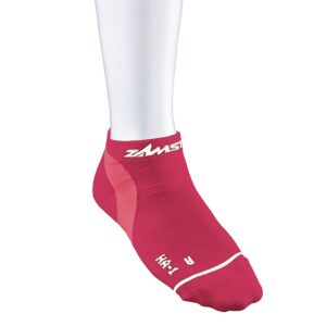 zamst ha-1 run socks, pink, large